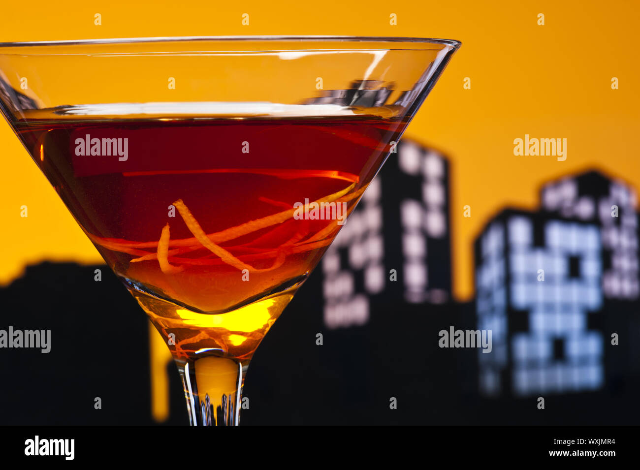 A Manhattan is a cocktail made with whiskey, sweet vermouth, and ...