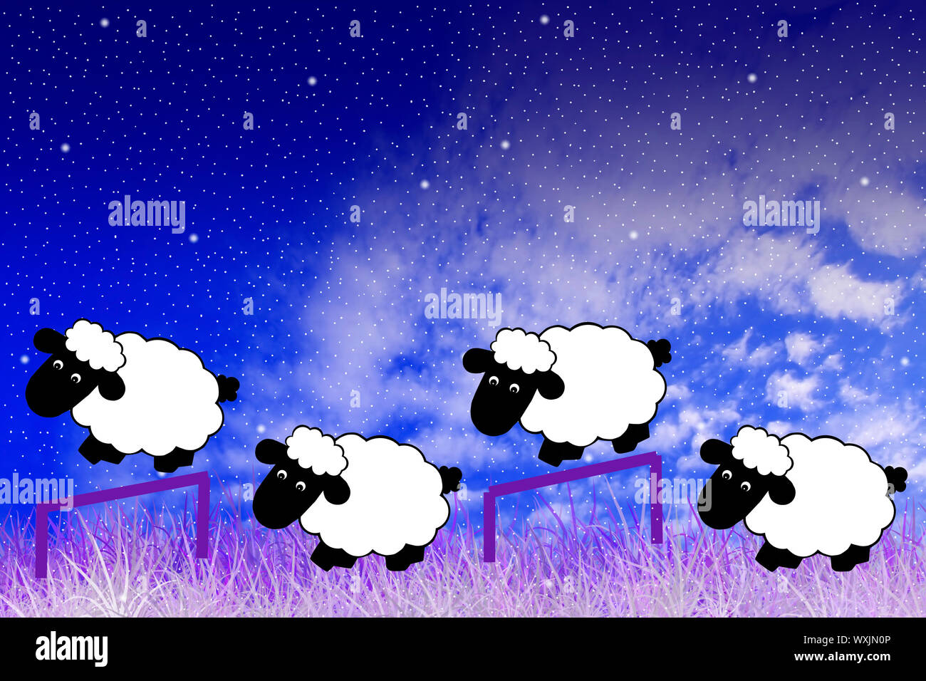 Counting sheep hi-res stock photography and images - Alamy