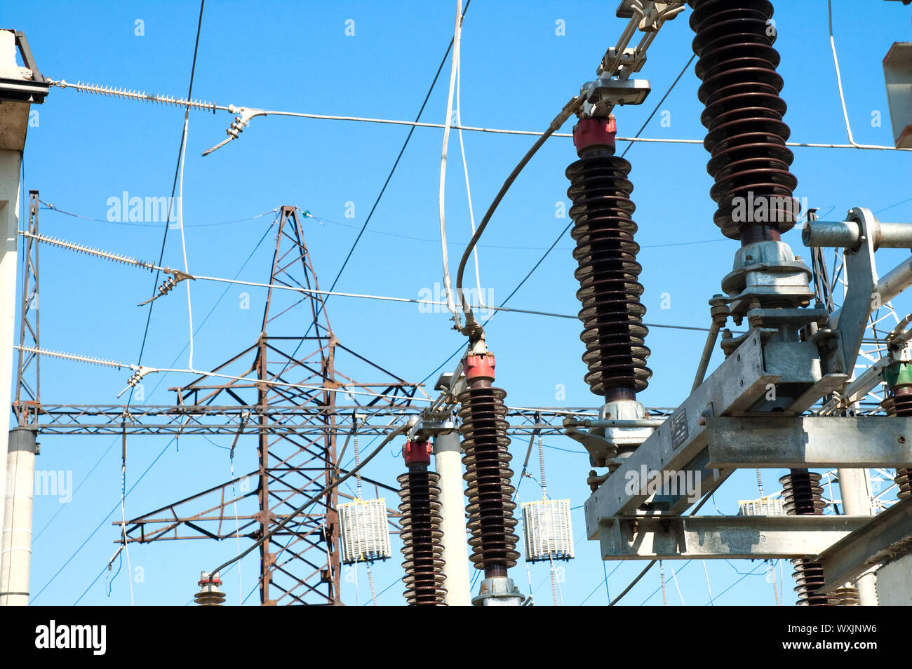 high voltage switch Stock Photo - Alamy