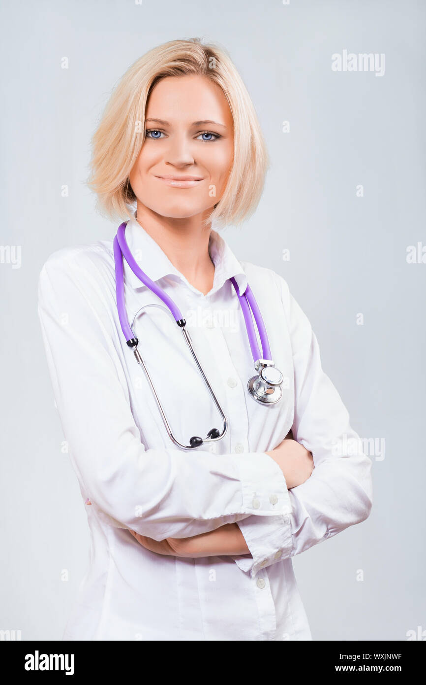 beautiful woman doctor Stock Photo - Alamy