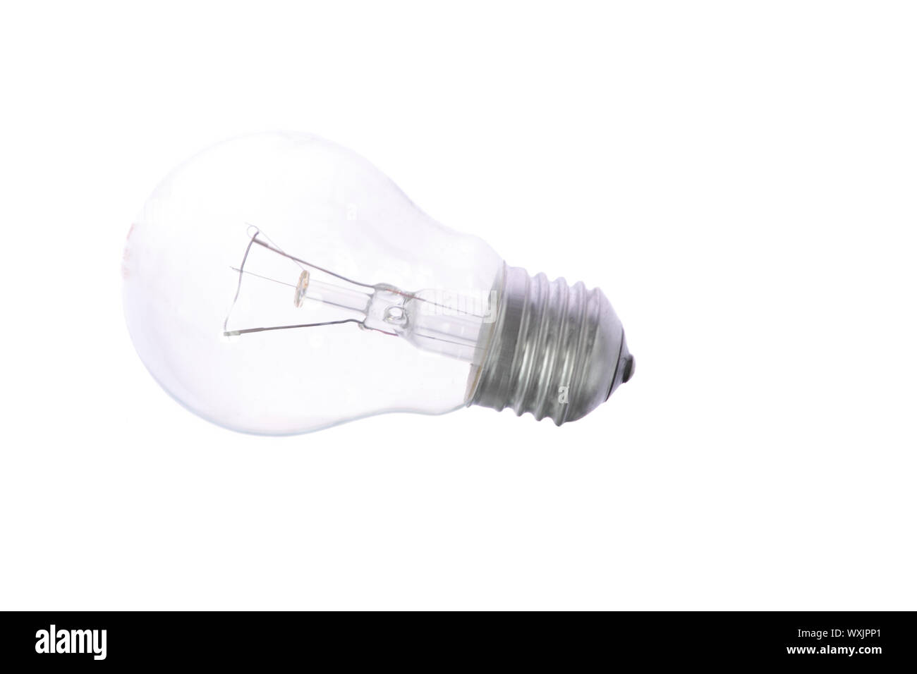 Light bulb isolated on white background Stock Photo - Alamy