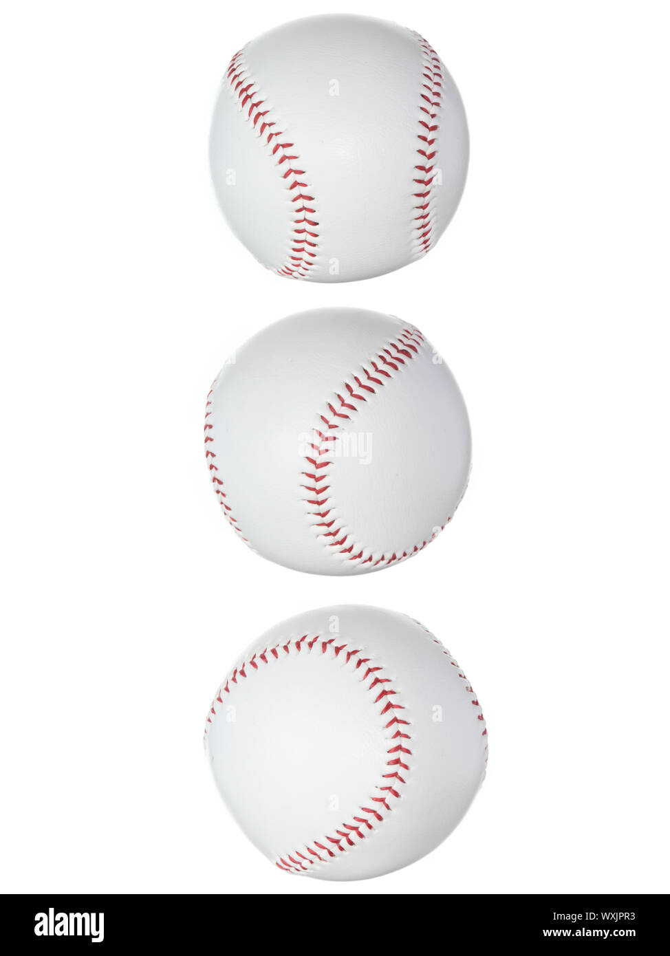 Baseball ball isolated on white background Stock Photo - Alamy