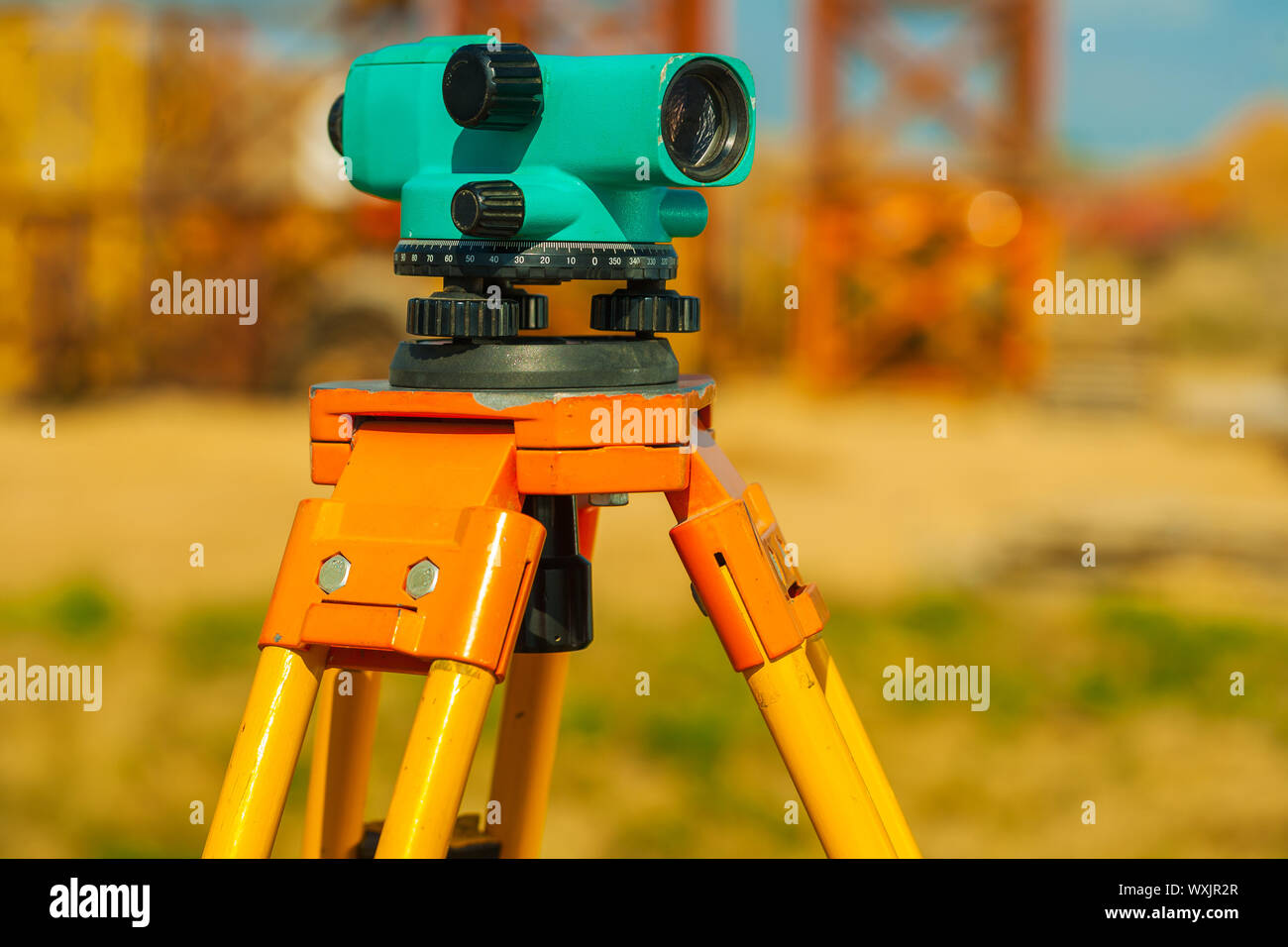 Old theodolite measurement hi-res stock photography and images - Alamy
