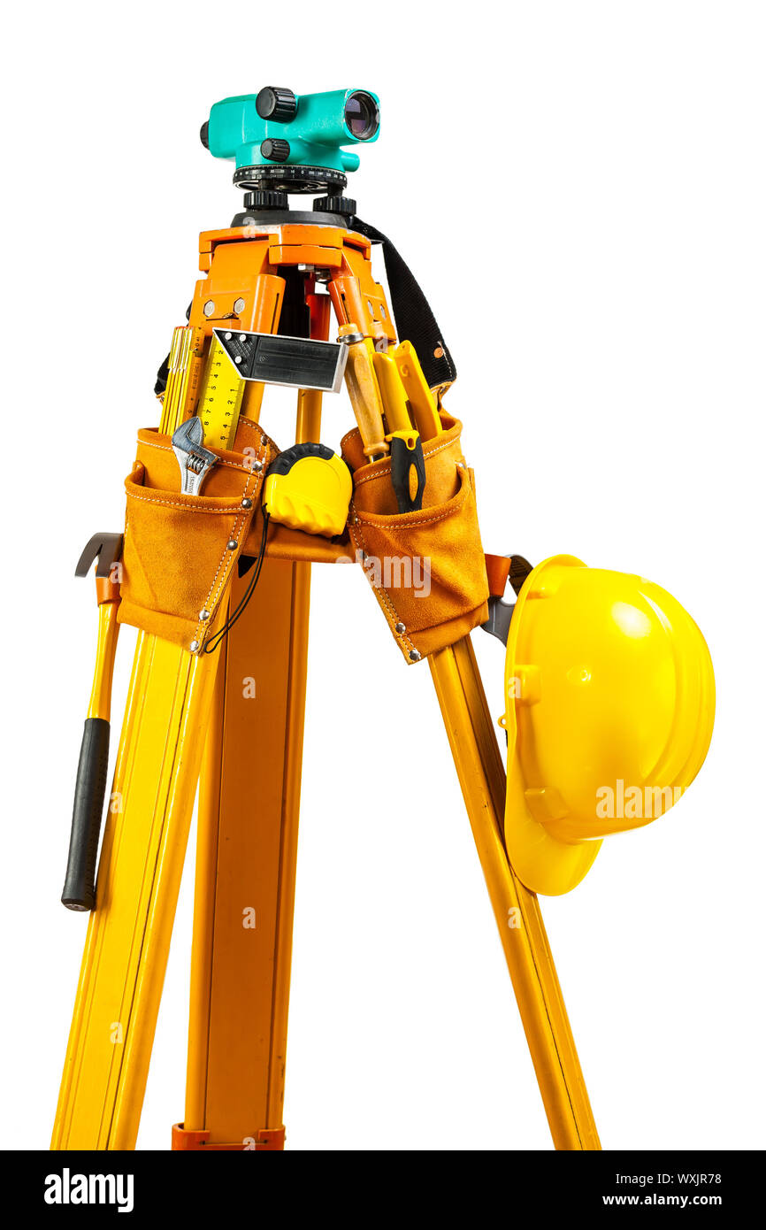 Theodolite Cut Out Stock Images & Pictures - Alamy