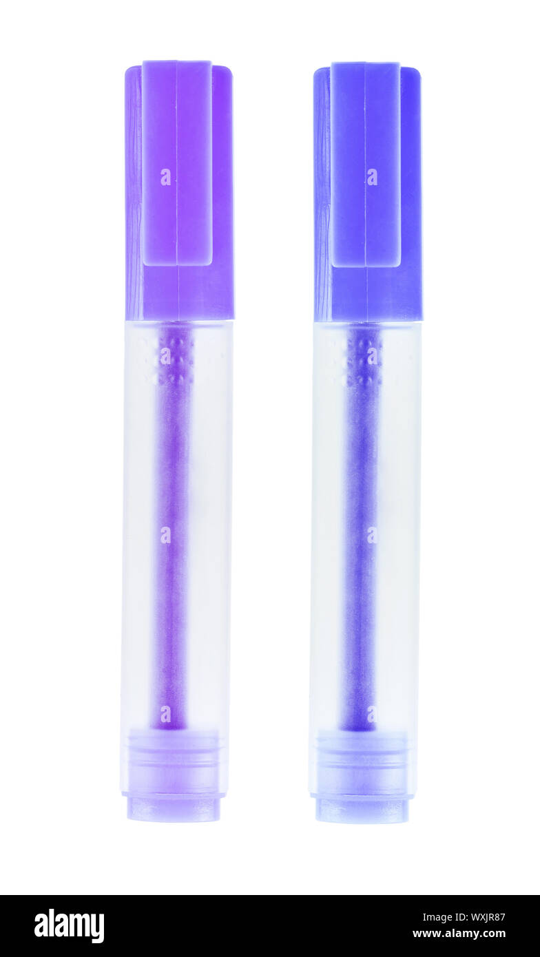 two isolated markers Stock Photo - Alamy