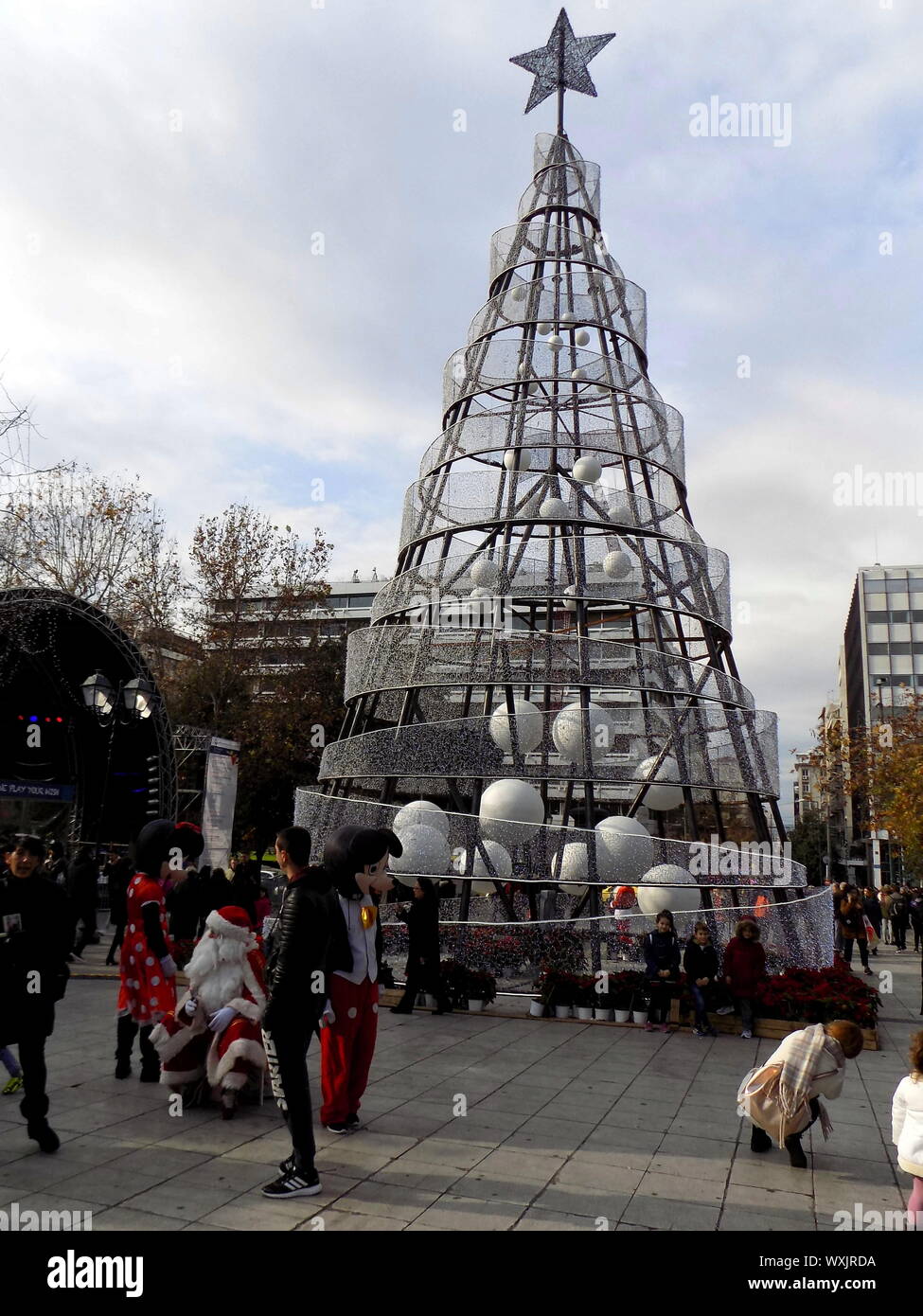 Christmas tree of athens hi-res stock photography and images - Alamy