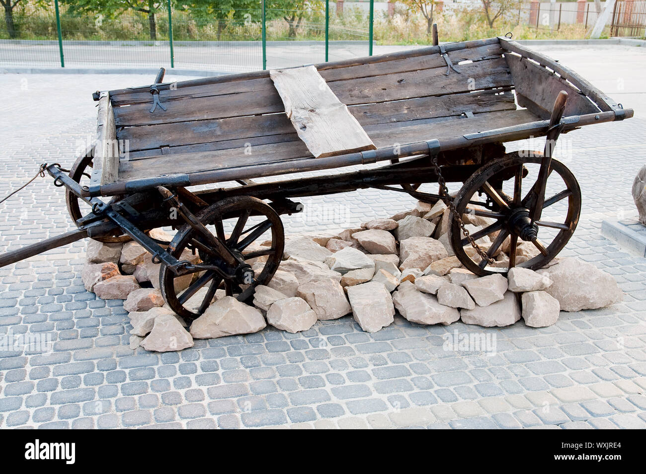 Old cart in nature Stock Photo - Alamy