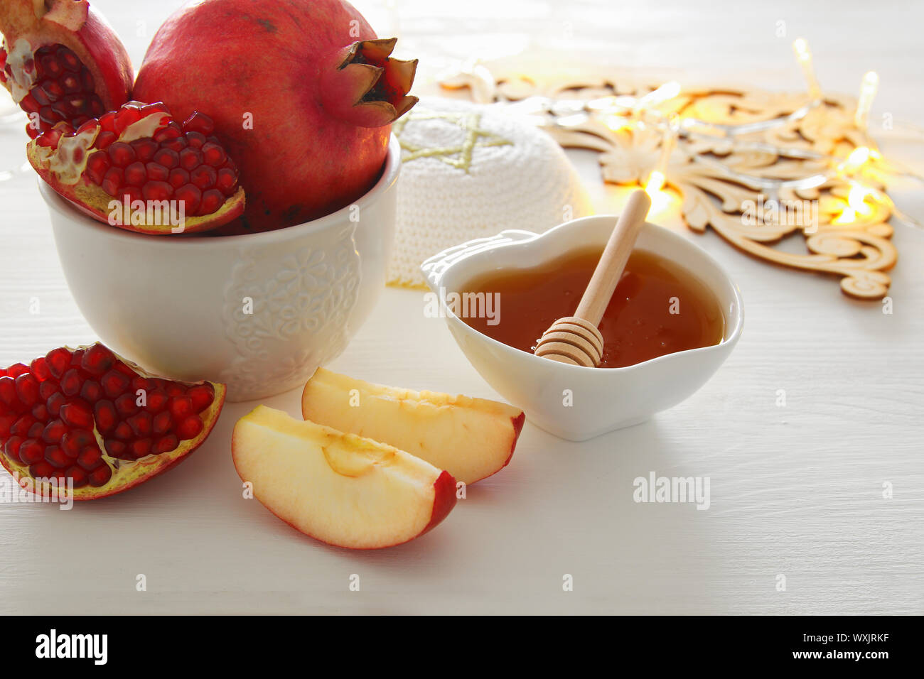 religion image of Rosh hashanah (jewish New Year holiday) concept ...