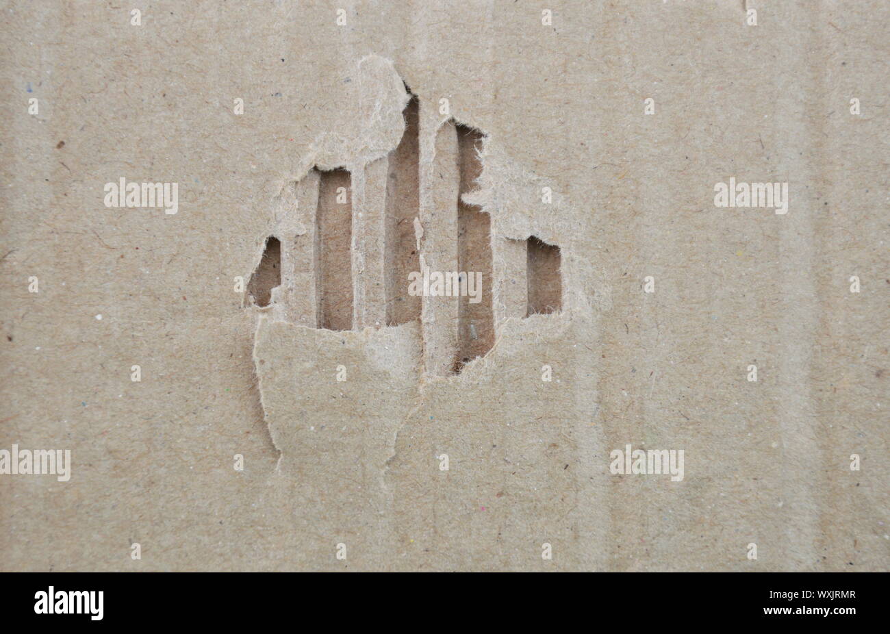 brown corrugated paper box scratch texture and background Stock Photo ...