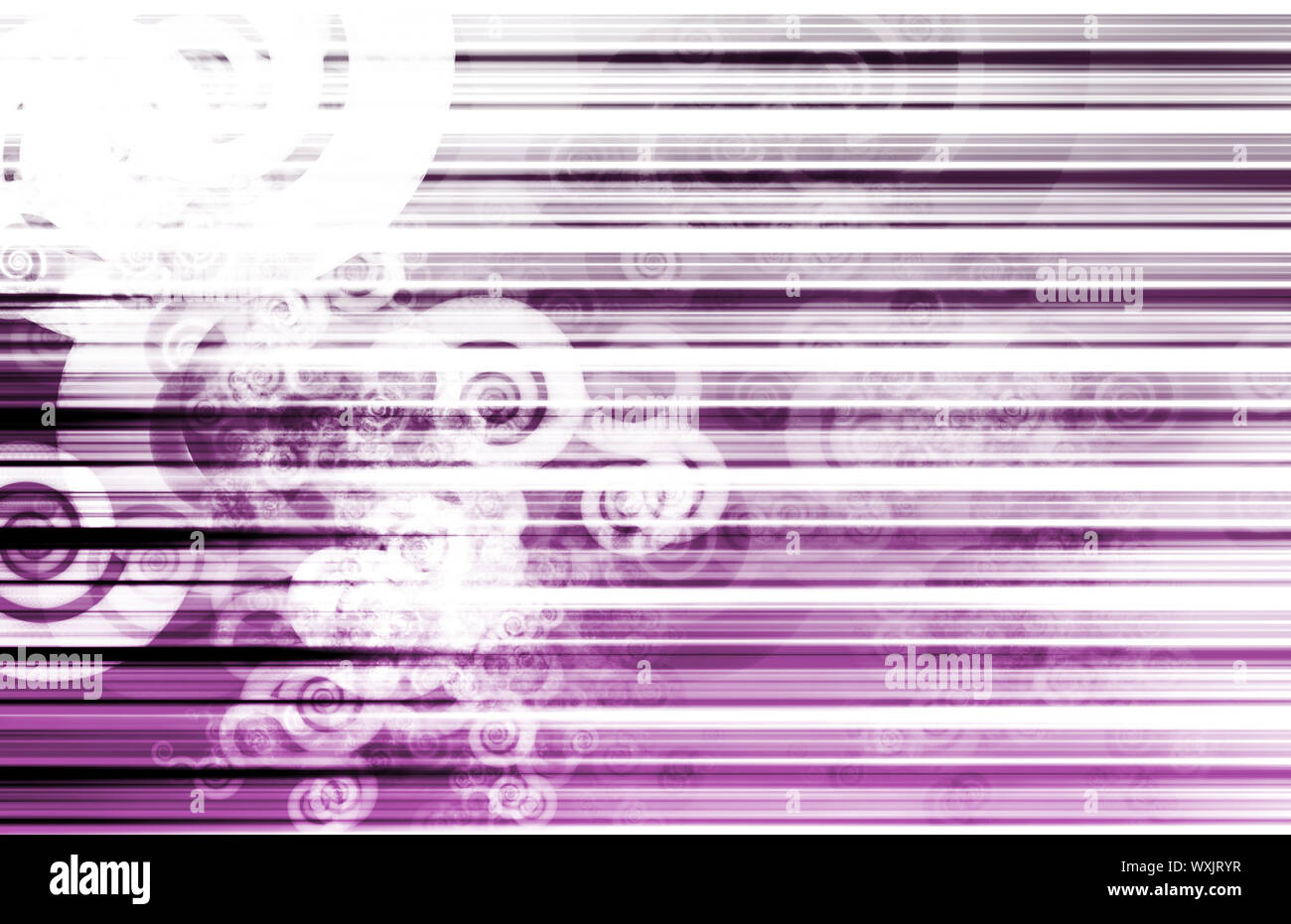 Purple Energy Spectrum With Data Grid Lines Stock Photo - Alamy