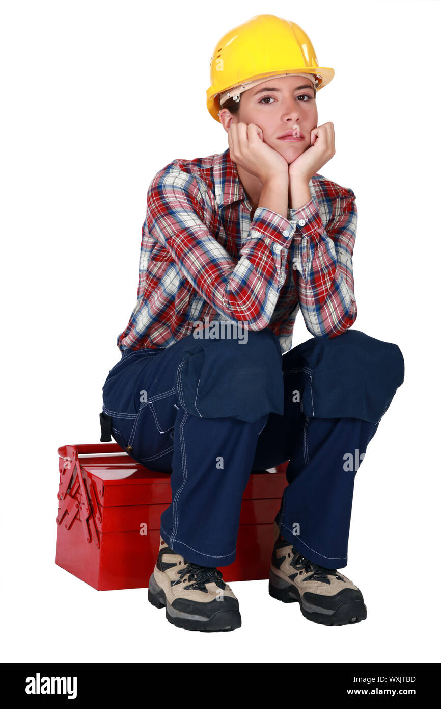 Female tool box Cut Out Stock Images & Pictures - Alamy