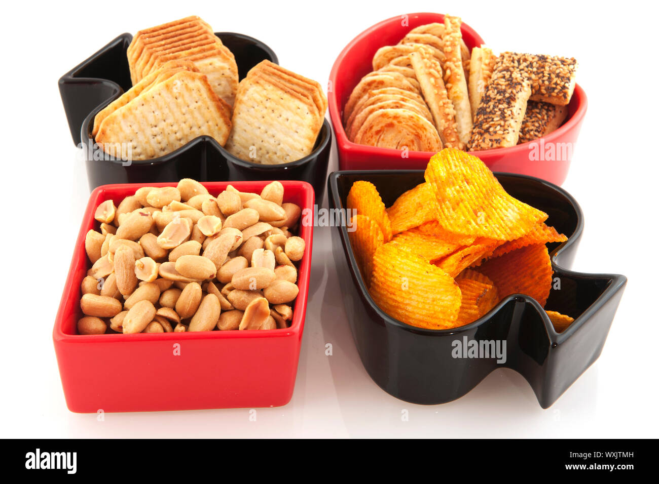 Playing card symbols as hearts clubs daimonds and spades with salted ...