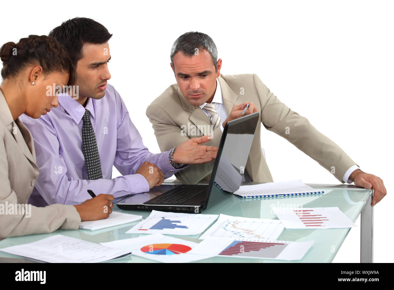 Market researchers working on a project Stock Photo - Alamy
