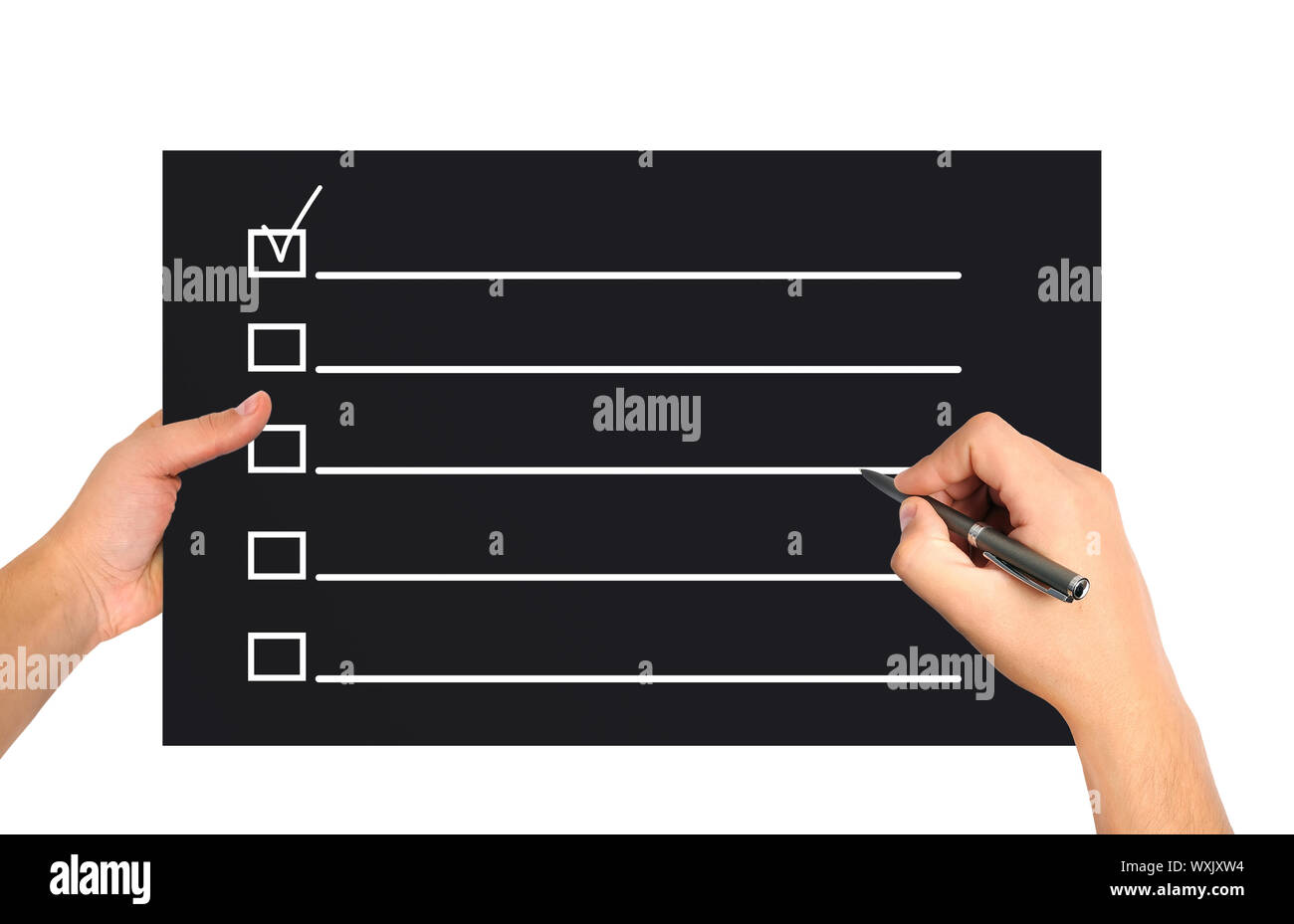 Exam paper check Cut Out Stock Images & Pictures - Alamy