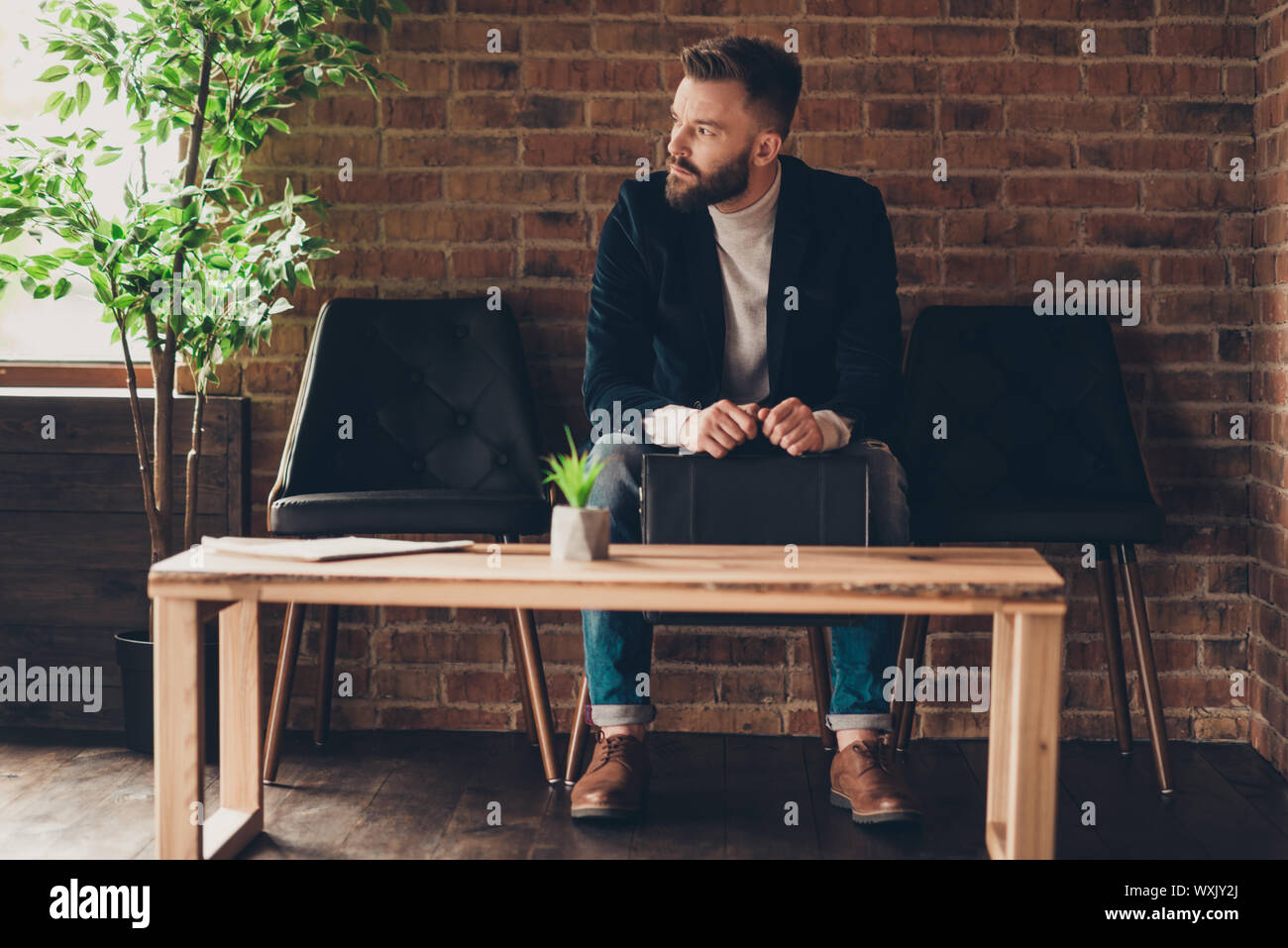 Classic elegant stylish smart clever handsome attractive minded Stock ...