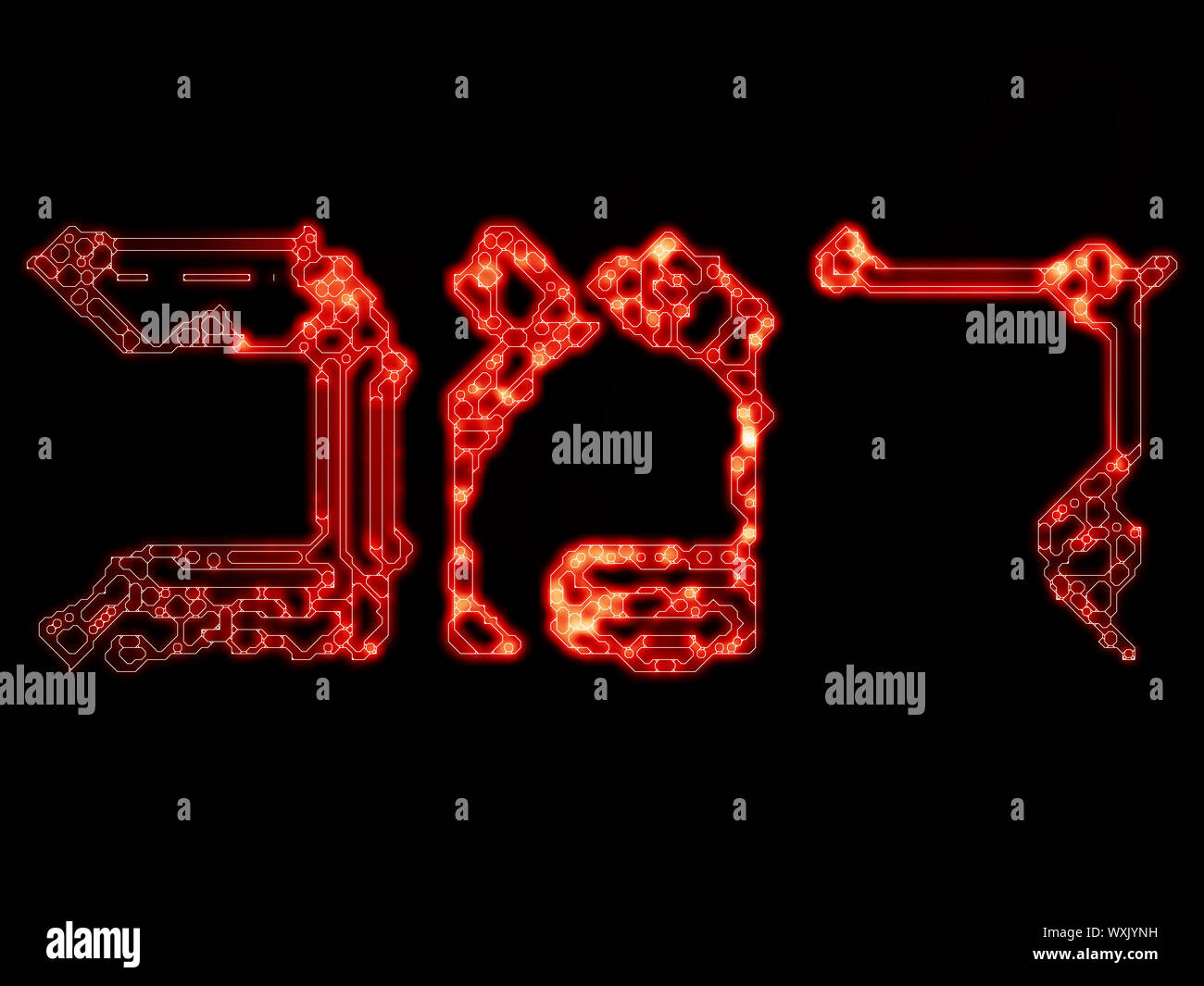 Names of God series. Composition of stylized Hebrew Kabbalah God ...