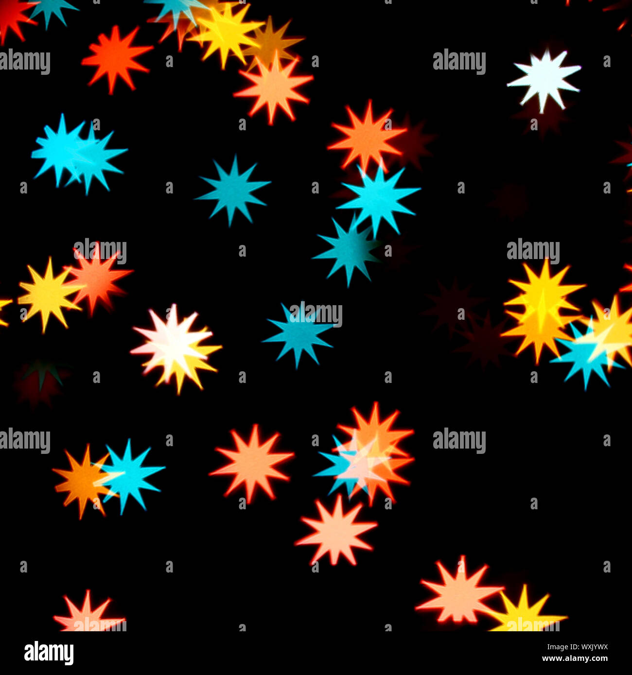 abstract disco colored stars motion background Stock Photo - Alamy