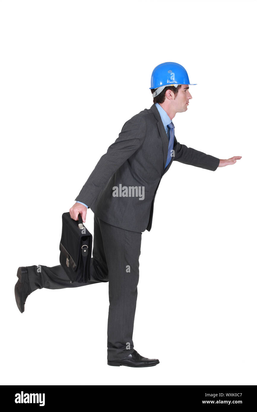 Multitasking engineer Cut Out Stock Images & Pictures - Alamy