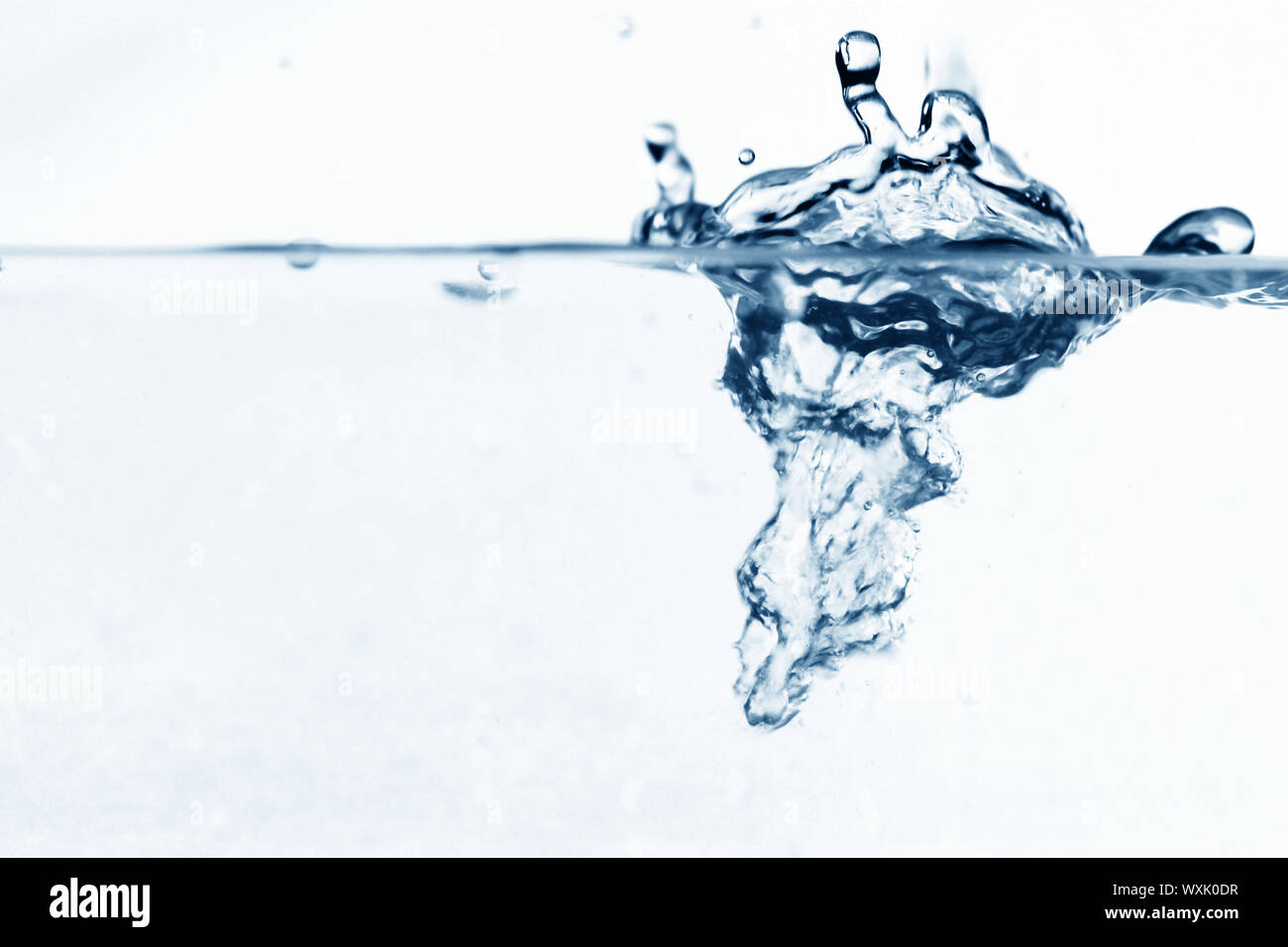 water splash close-up aqua backgrounds Stock Photo - Alamy