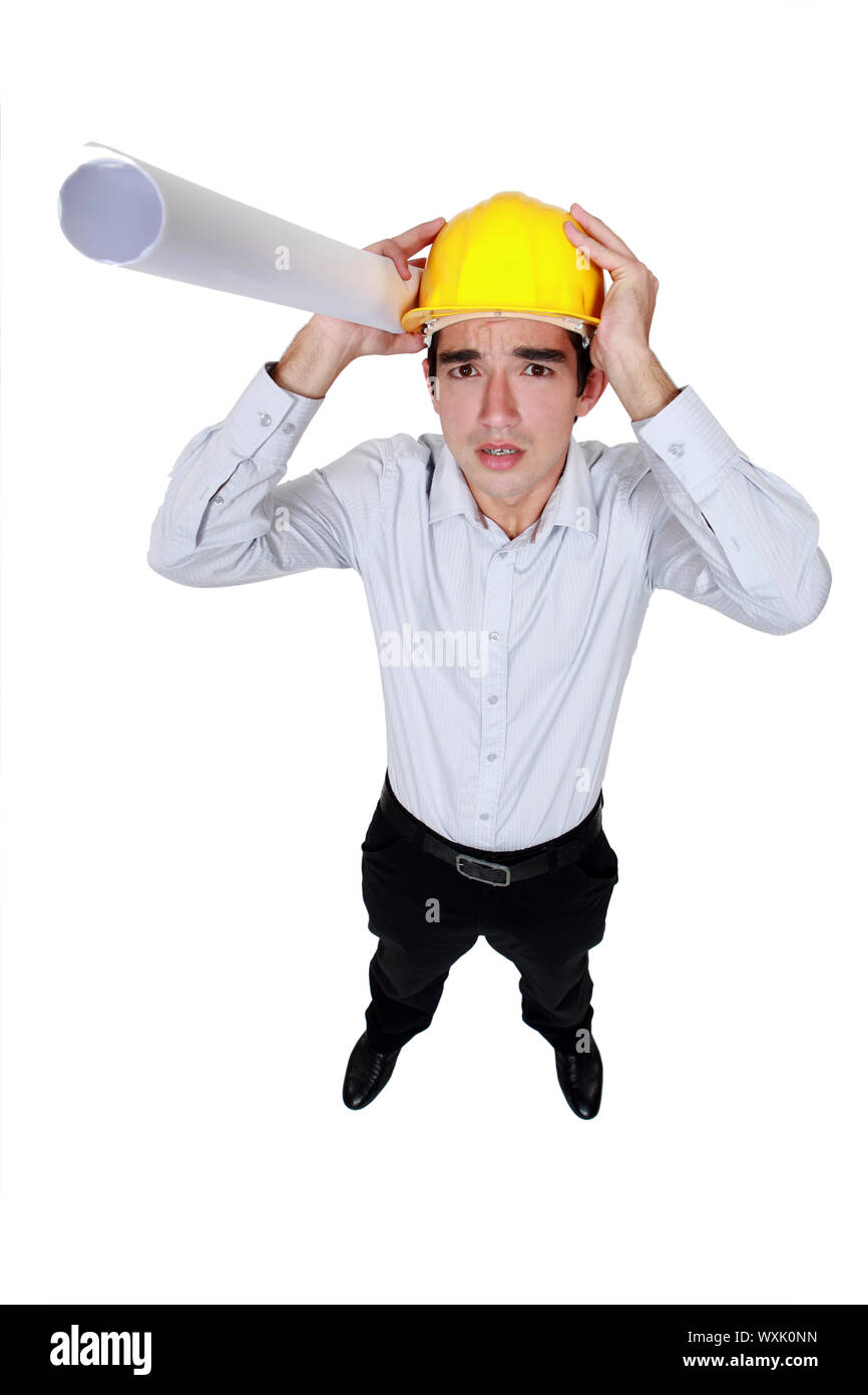 An architect who made a mistake Stock Photo - Alamy
