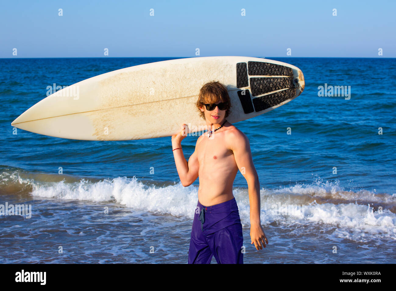 Teen Surfer Boy High Resolution Stock Photography and Images - Alamy