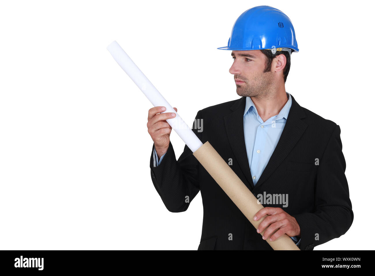 Architect drawing Cut Out Stock Images & Pictures - Alamy