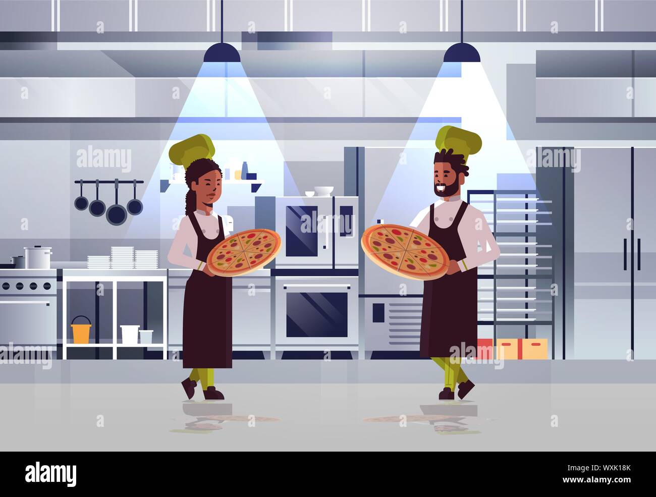 Woman in cap standing Stock Vector Images - Alamy