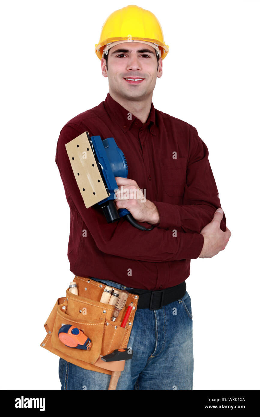 Handheld sander hi-res stock photography and images - Alamy