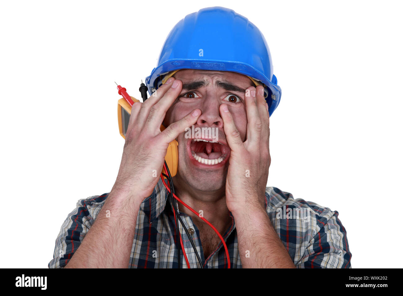 Electrician in trouble hi-res stock photography and images - Alamy
