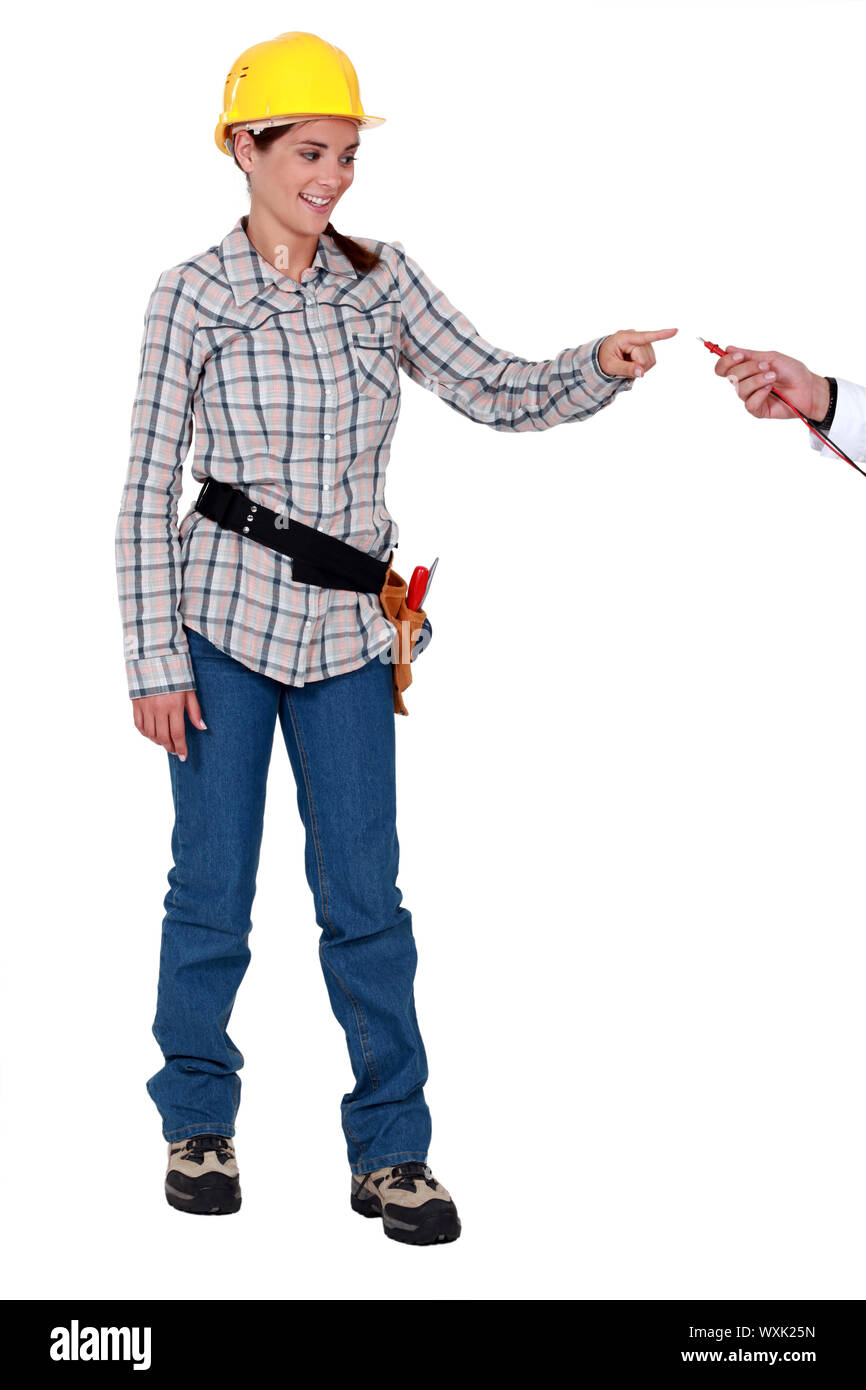 Live wire danger Cut Out Stock Images & Pictures - Alamy