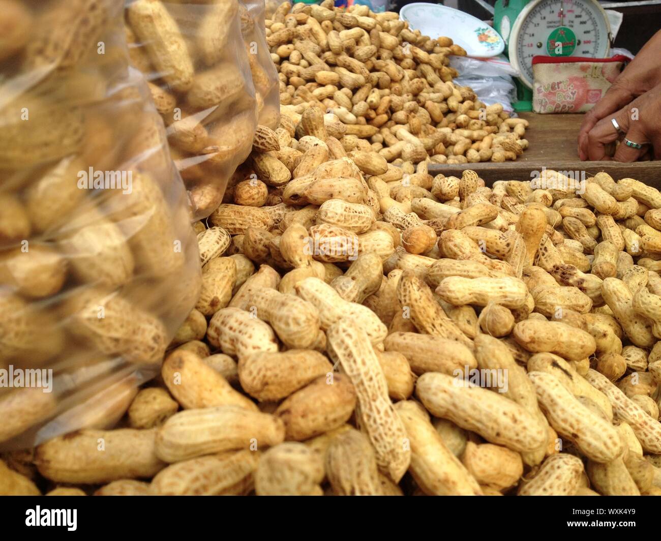 boiled peanuts background Stock Photo - Alamy