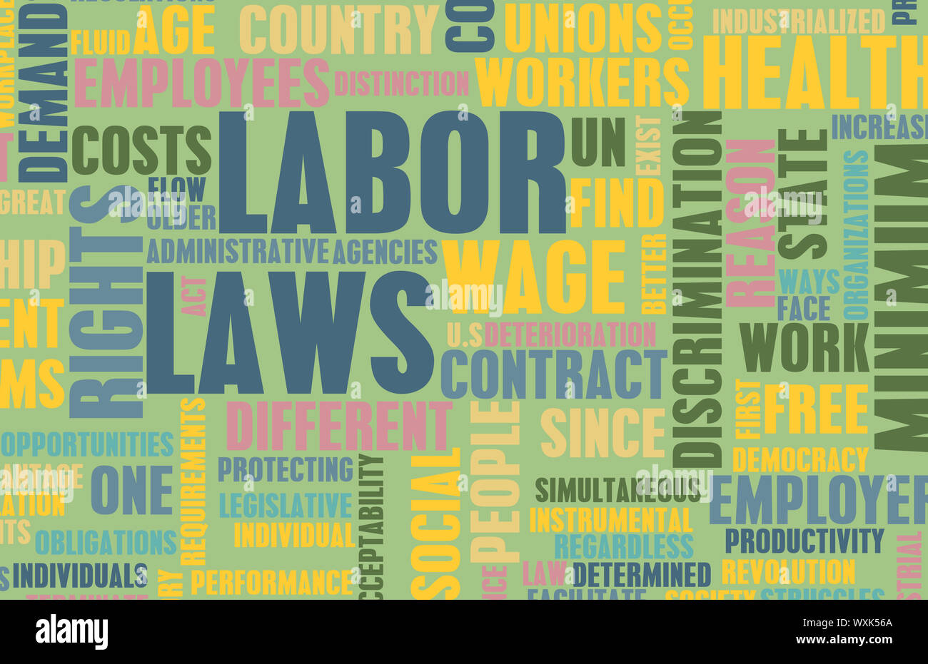 Labor Laws in the Workplace as Concept Stock Photo - Alamy