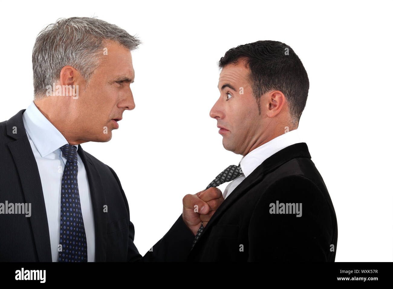 Businessmen having an argument Stock Photo - Alamy