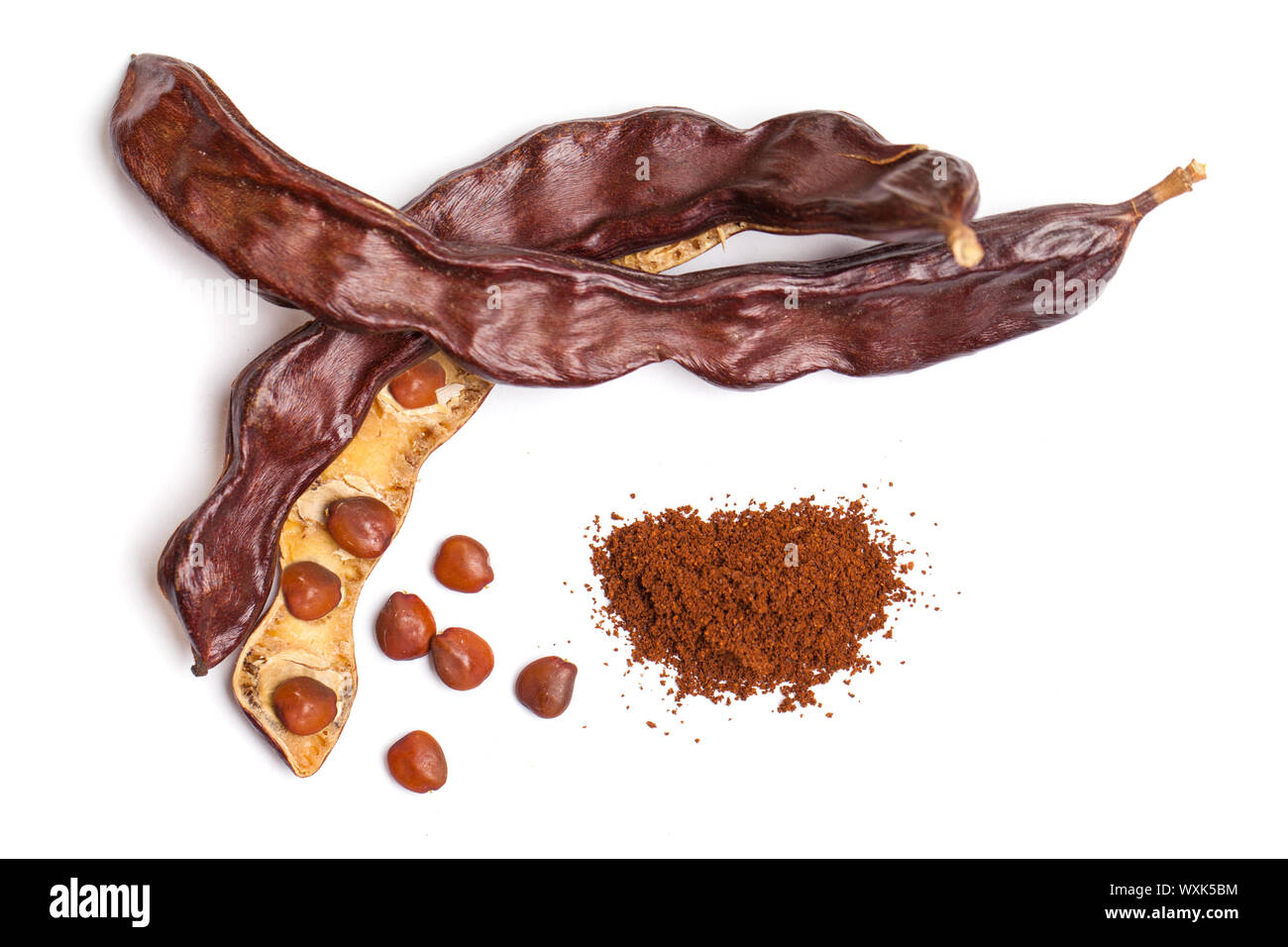 Carob seed pods hi-res stock photography and images - Alamy