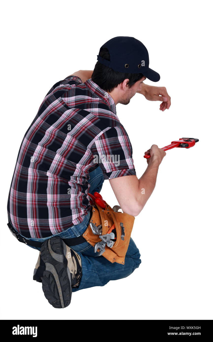 Using a wrench home hi-res stock photography and images - Alamy