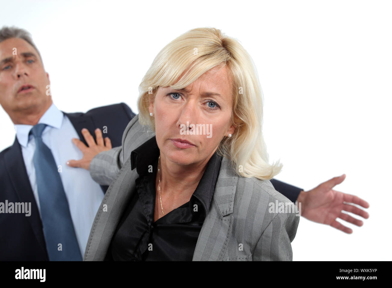 Heated argument office hi-res stock photography and images - Alamy