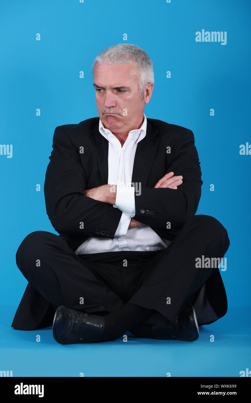 Moody man grumpy face hi-res stock photography and images - Alamy