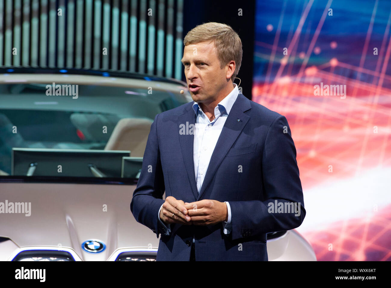 Frankfurt, Deutschland. 10th Sep, 2019. Oliver ZIPSE, Chairman of the ...