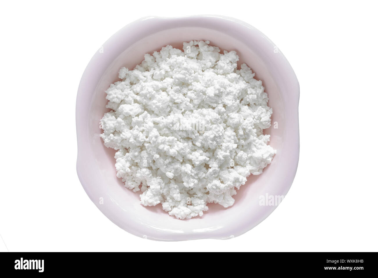Cottage cheese isolated Stock Photo - Alamy