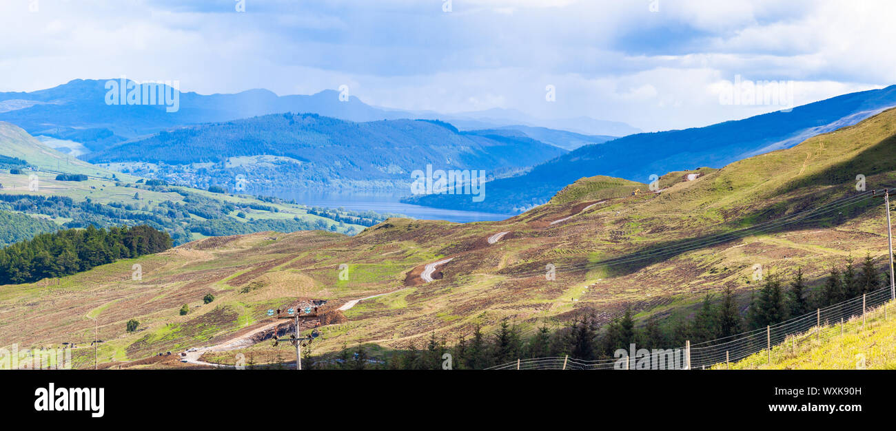Mountain landscape, Rob Roy Way, Scotland, United Kingdom Stock Photo ...