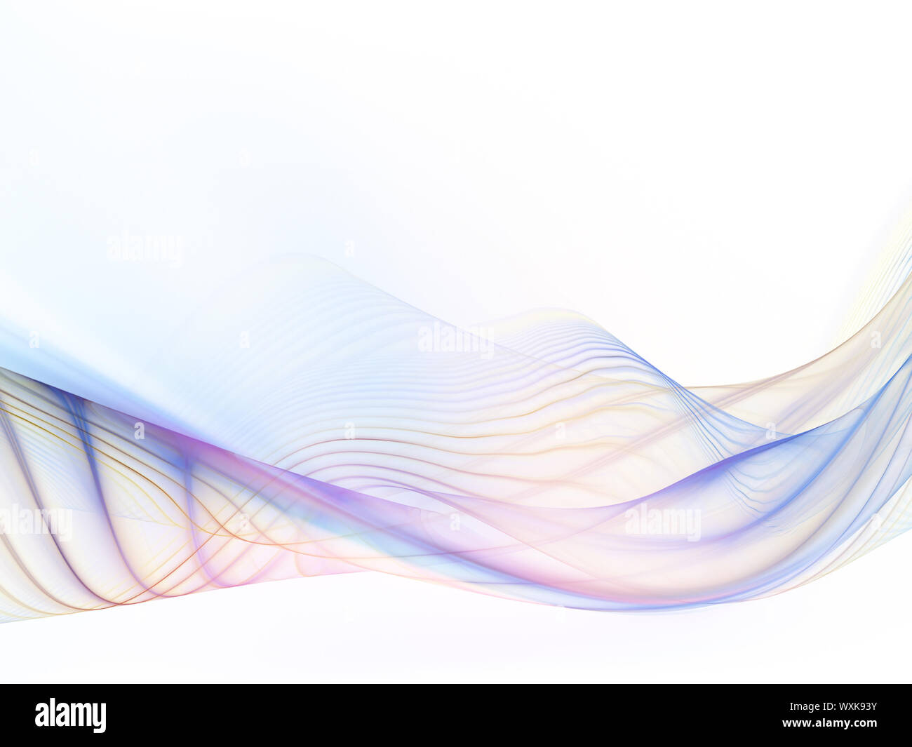 Fractal Wave series. Composition of fractal sine waves and color with ...