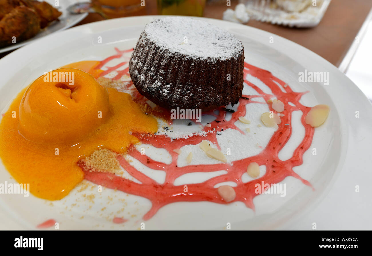 Delicious restaurant food, haute cuisine Stock Photo - Alamy