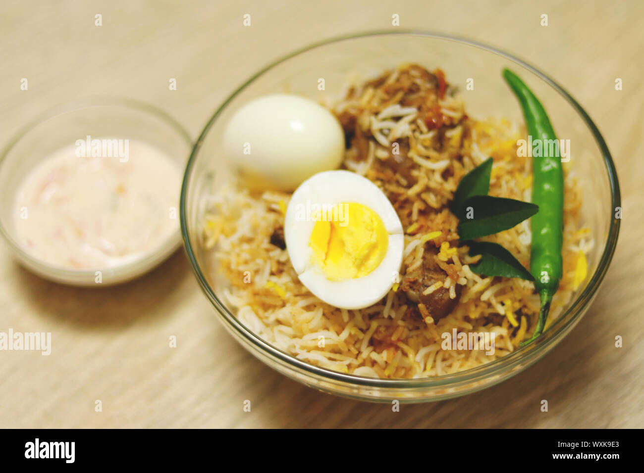 Delicious chicken biriyani Stock Photo - Alamy