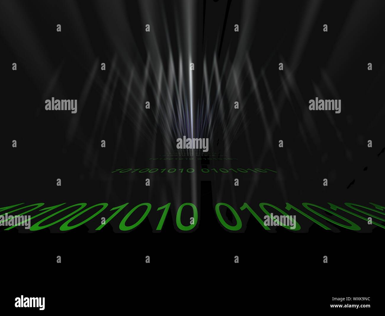 Digital business news 3d grid hi-res stock photography and images - Alamy