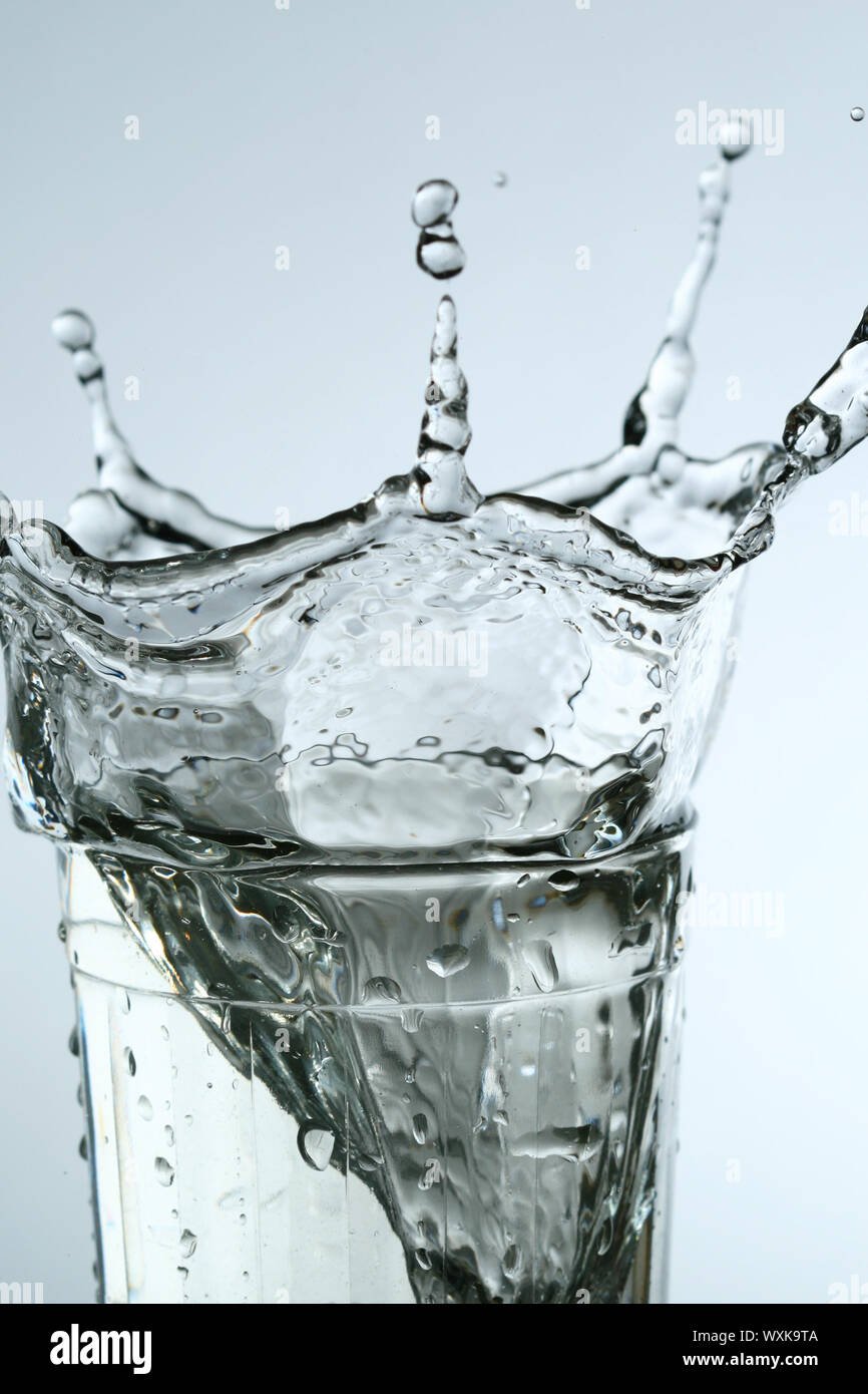 Super splash in glass hi-res stock photography and images - Alamy