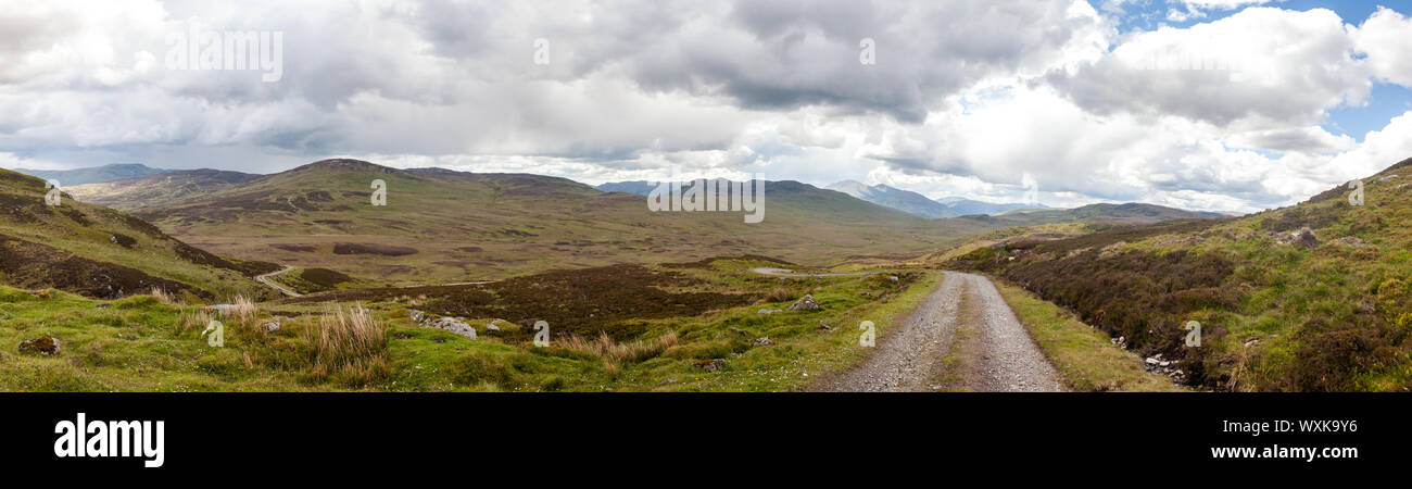 Road through rural landscape, Rob Roy Way, Scotland, United Kingdom ...