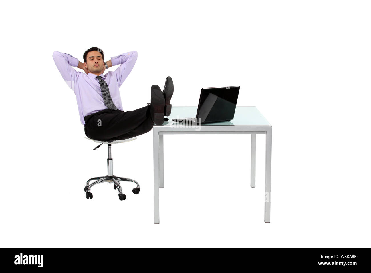 Desk feet Cut Out Stock Images & Pictures - Alamy