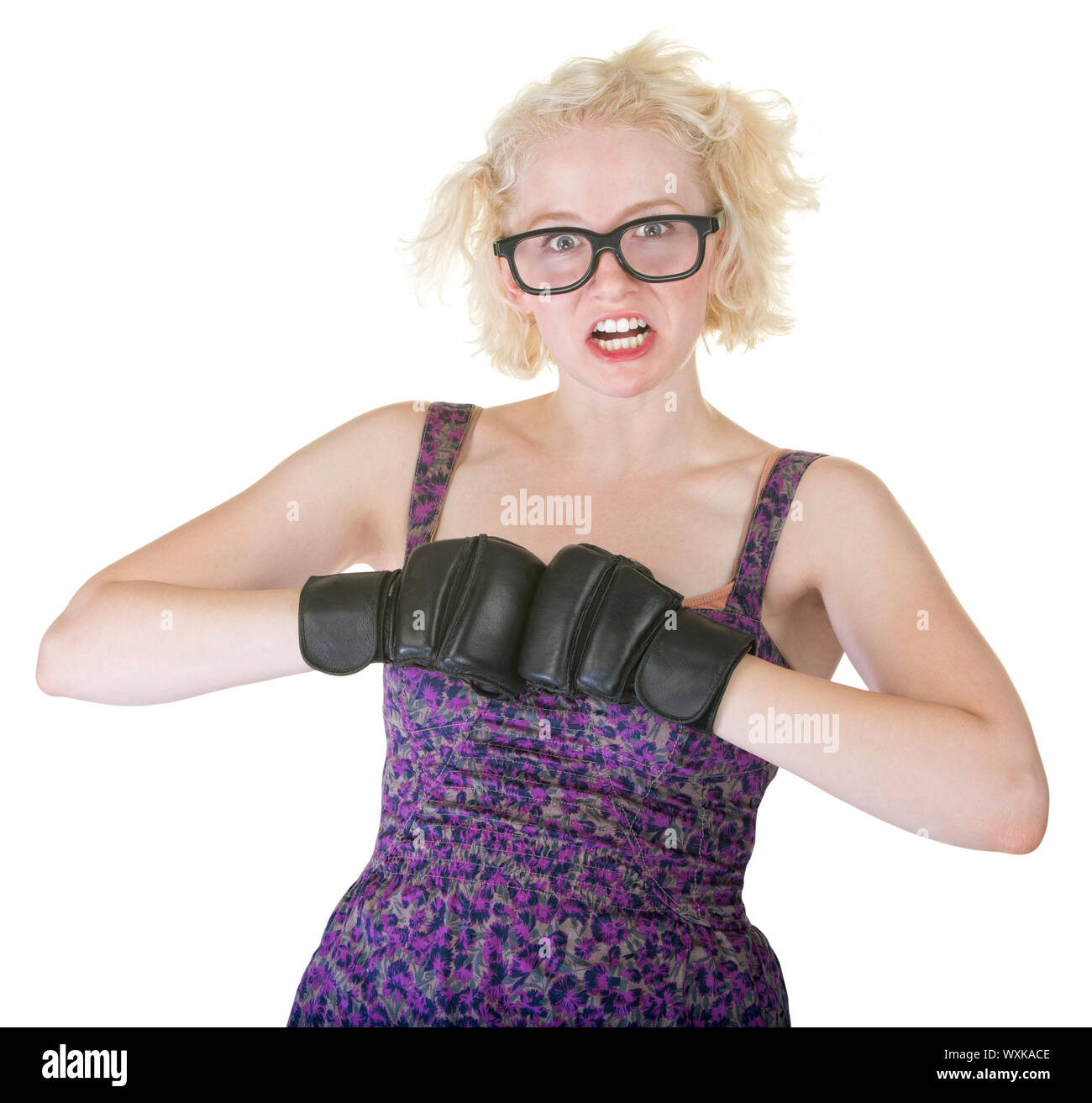 Nerd boxing hi-res stock photography and images - Alamy