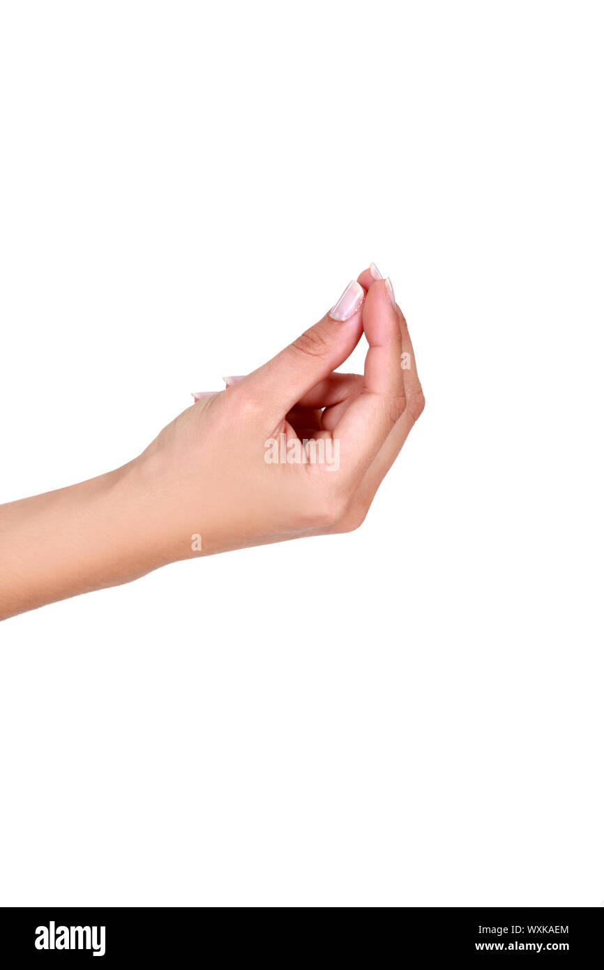 Hand in begging position Stock Photo - Alamy