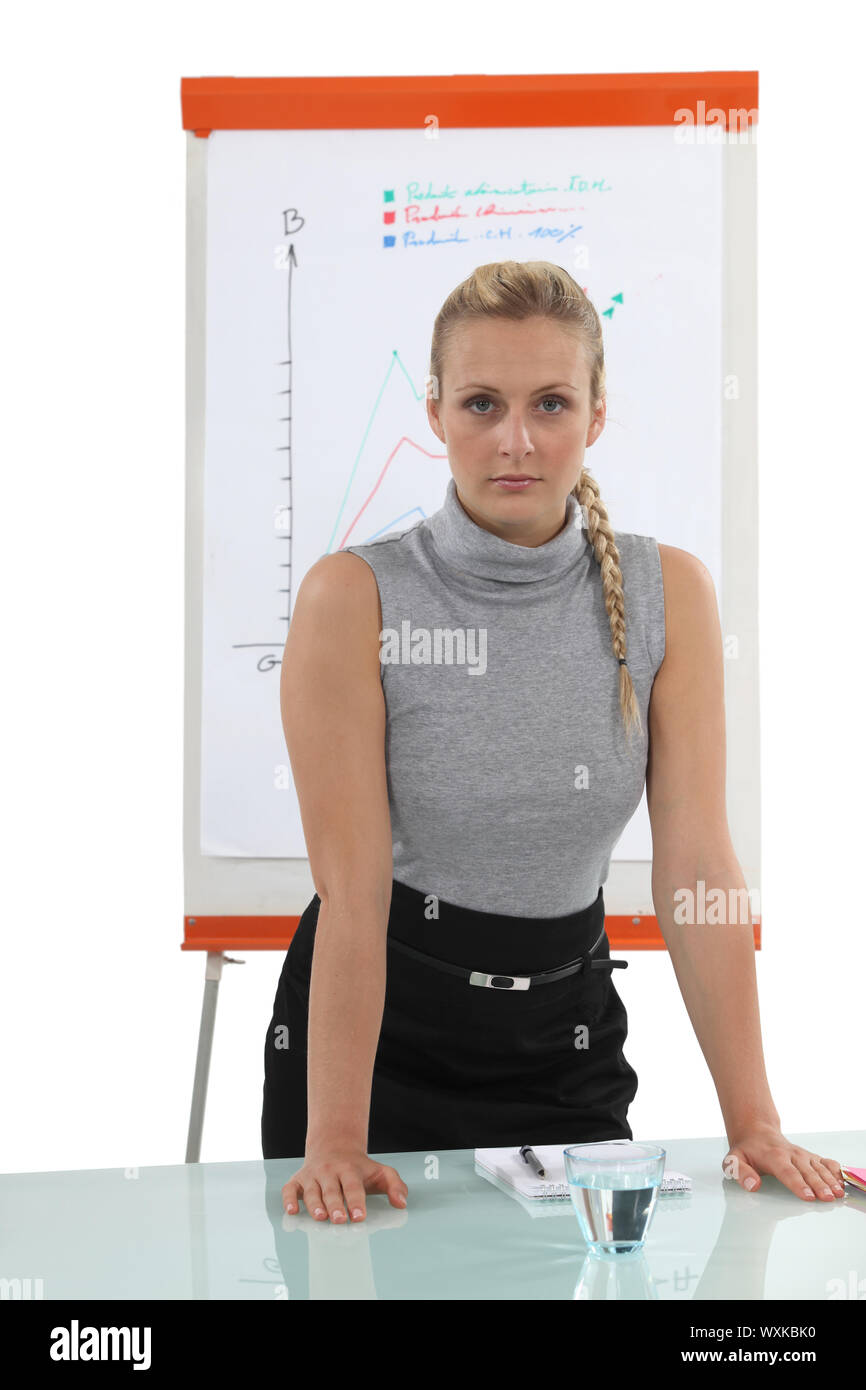 Woman stood suit hi-res stock photography and images - Alamy